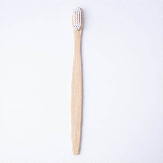 White Soft Bristle Bamboo Material Toothbrush | Rosewe.com - USD $8.98