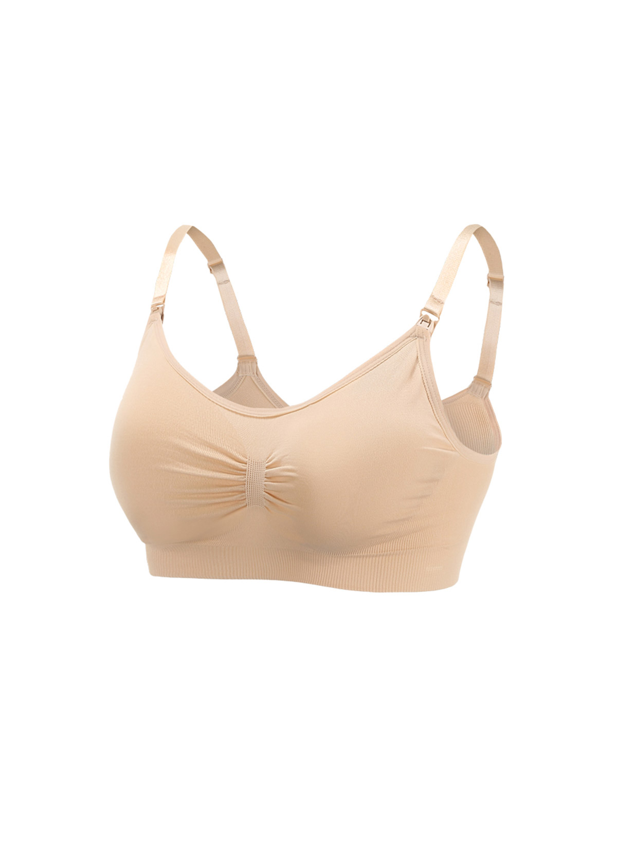 Adjustable V Neck Skin Color Bra | Rosewe.com - USD $18.98