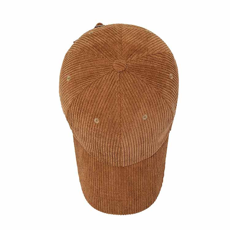 Cotton Detail Dark Camel Baseball Cap | Rosewe.com - USD $12.98